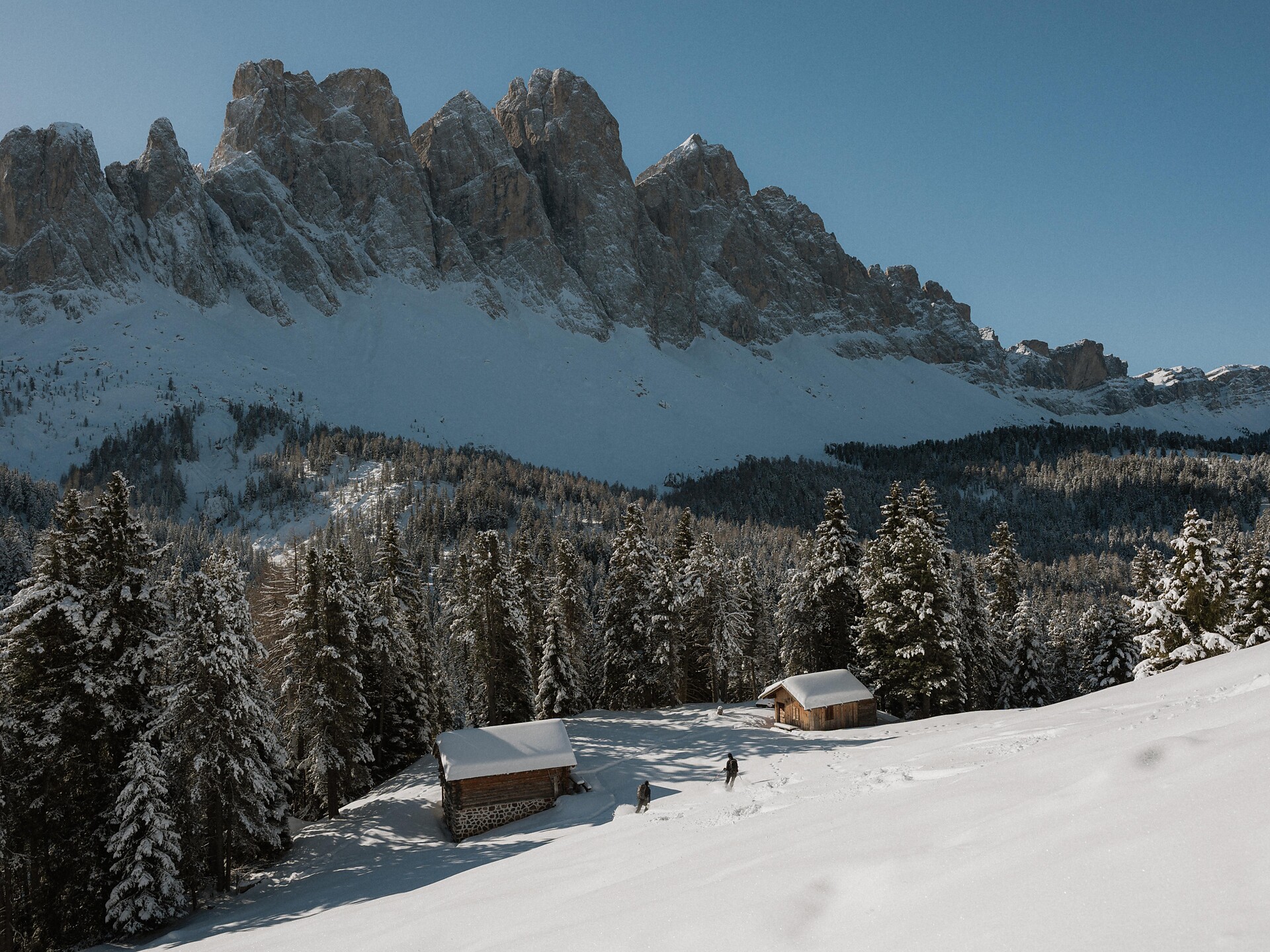 Guided snowshoe hike - Gampen Alm | Dolomiti Superski