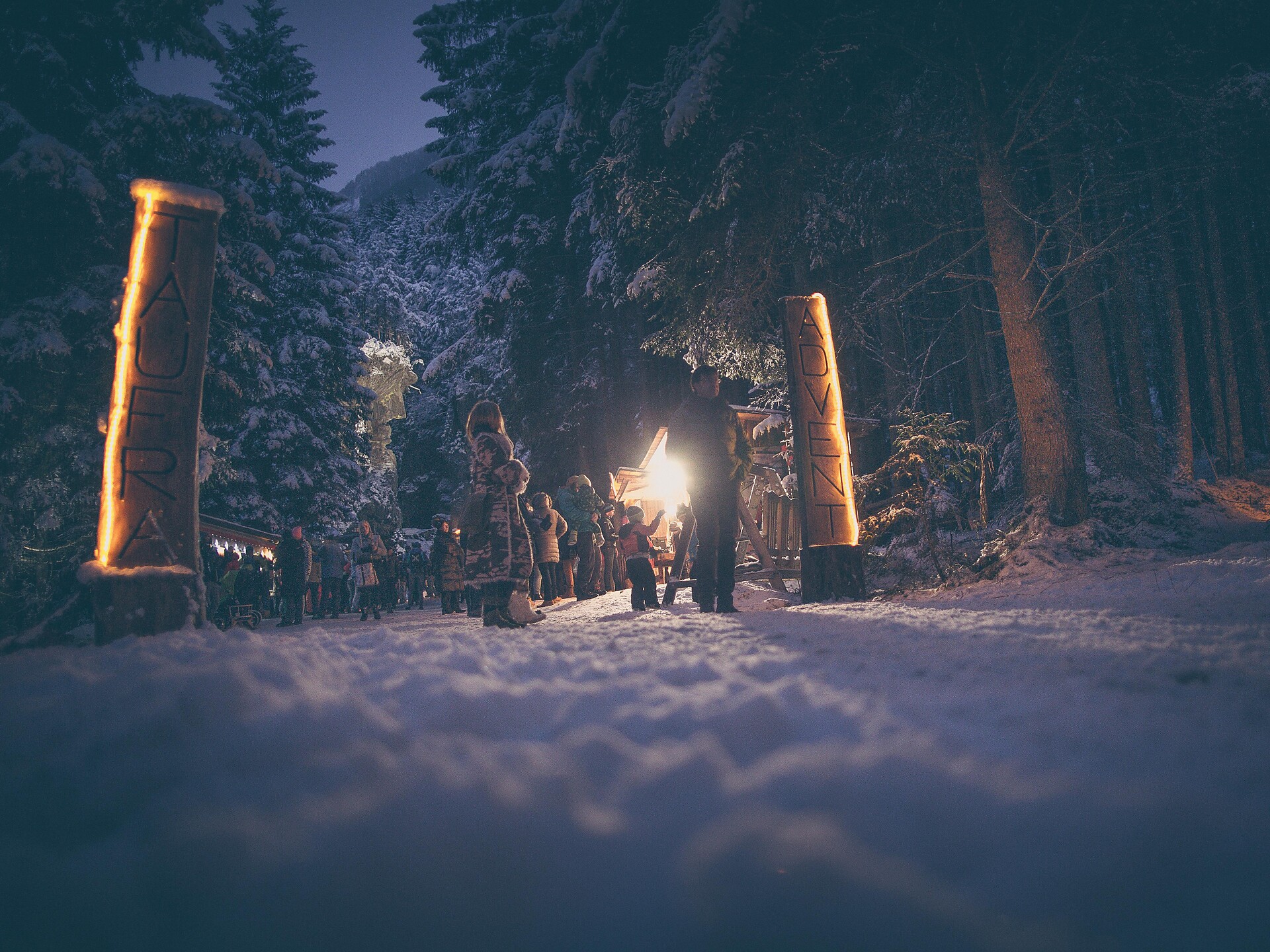 Christmas magic at the Reinbach waterfall | Dolomiti Superski